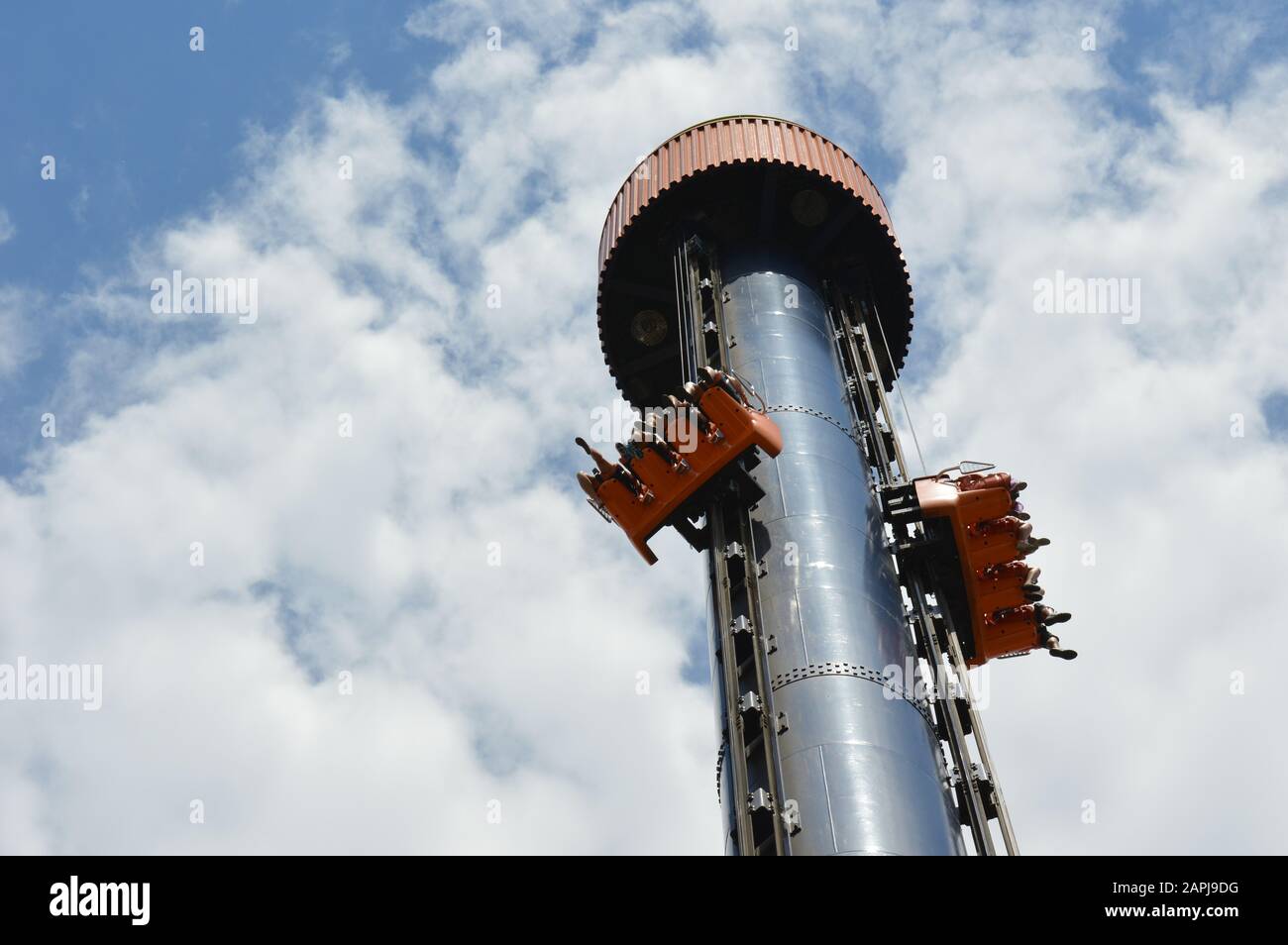 Amusement park fun in the Colorado summer, USA Stock Photo - Alamy