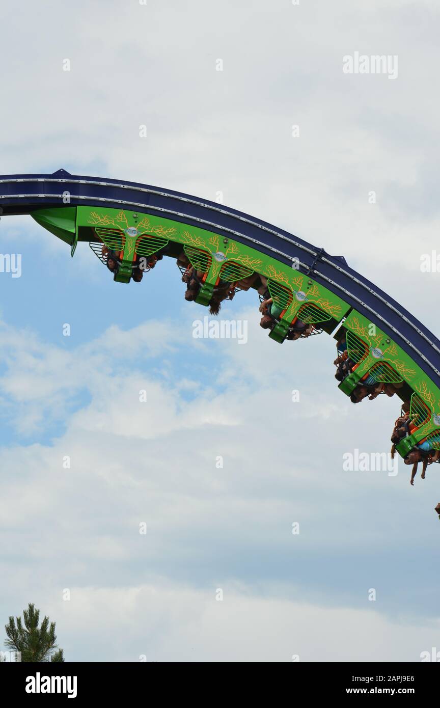 Amusement park fun in the Colorado summer, USA Stock Photo - Alamy