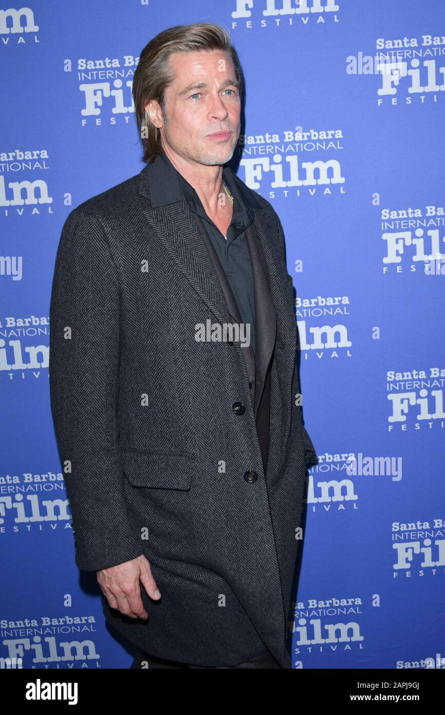 January 22, 2020, Santa Barbara, California, USA: BRAD PITT at the 35th ...