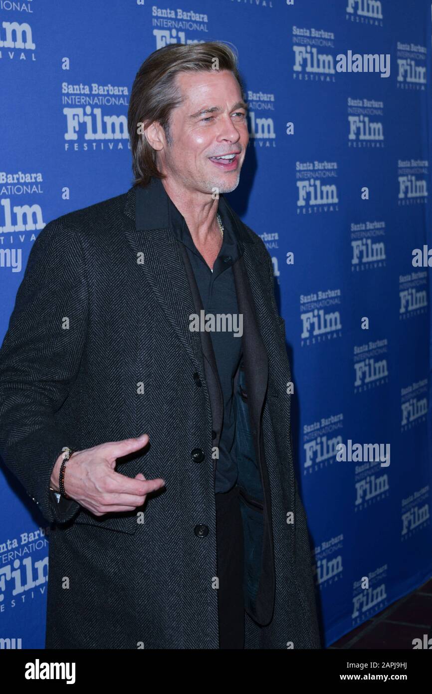 January 22, 2020, Santa Barbara, California, USA: BRAD PITT at the 35th ...