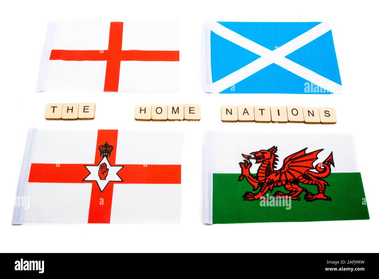 Home nations flags Cut Out Stock Images & Pictures - Alamy