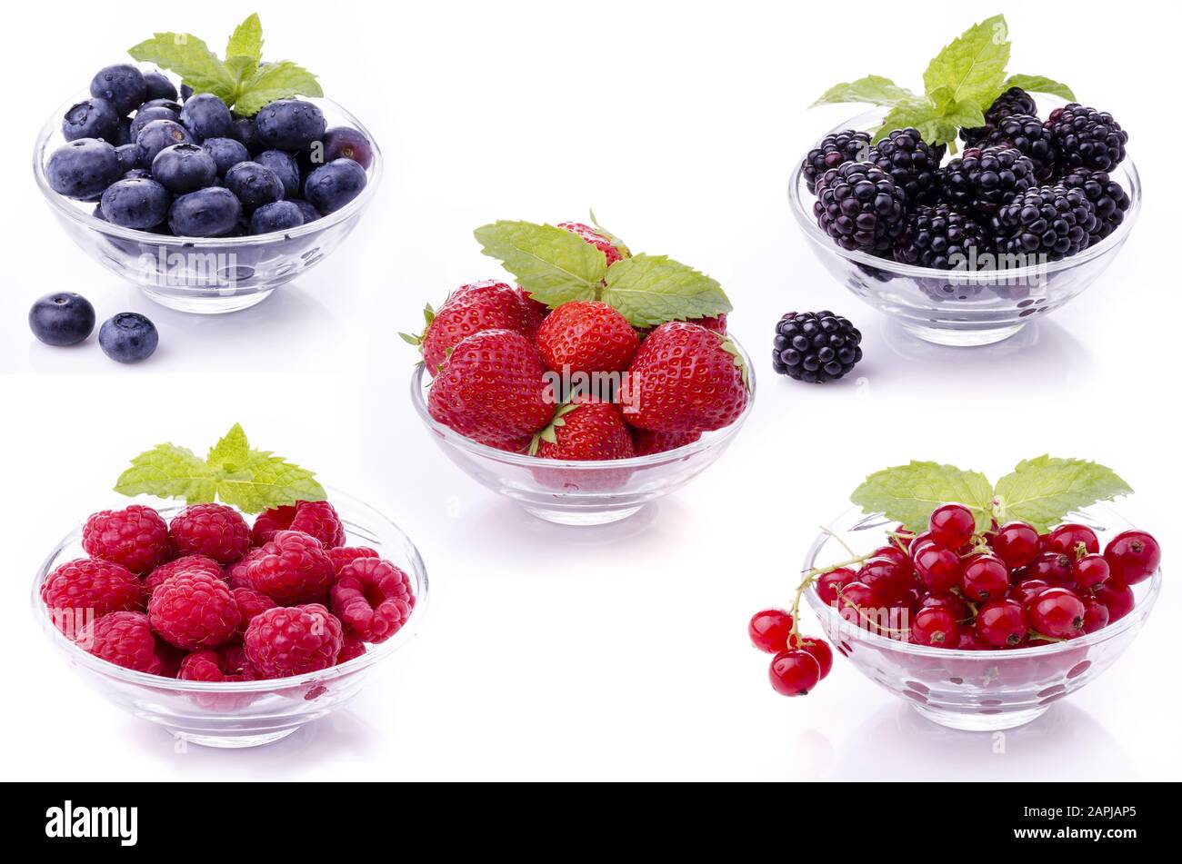 Garnished fresh fruit Cut Out Stock Images & Pictures - Alamy