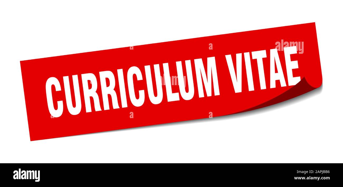 curriculum vitae sticker. curriculum vitae square sign. curriculum ...