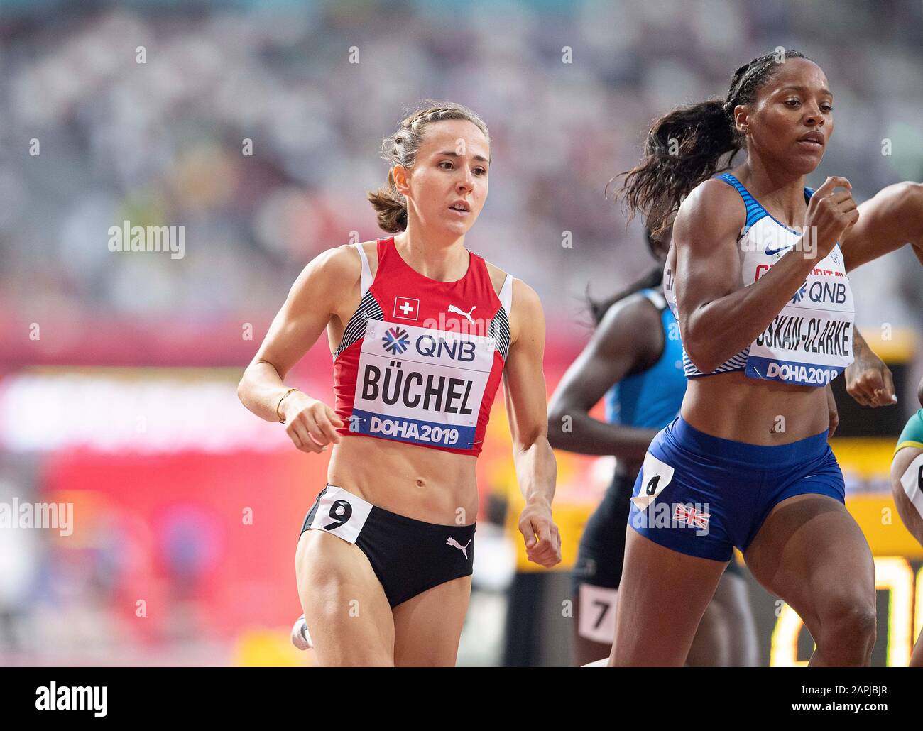Selina BUECHEL (BÃ chel) (SUI) Action 800m for women, Round 1, Heat 1 ...