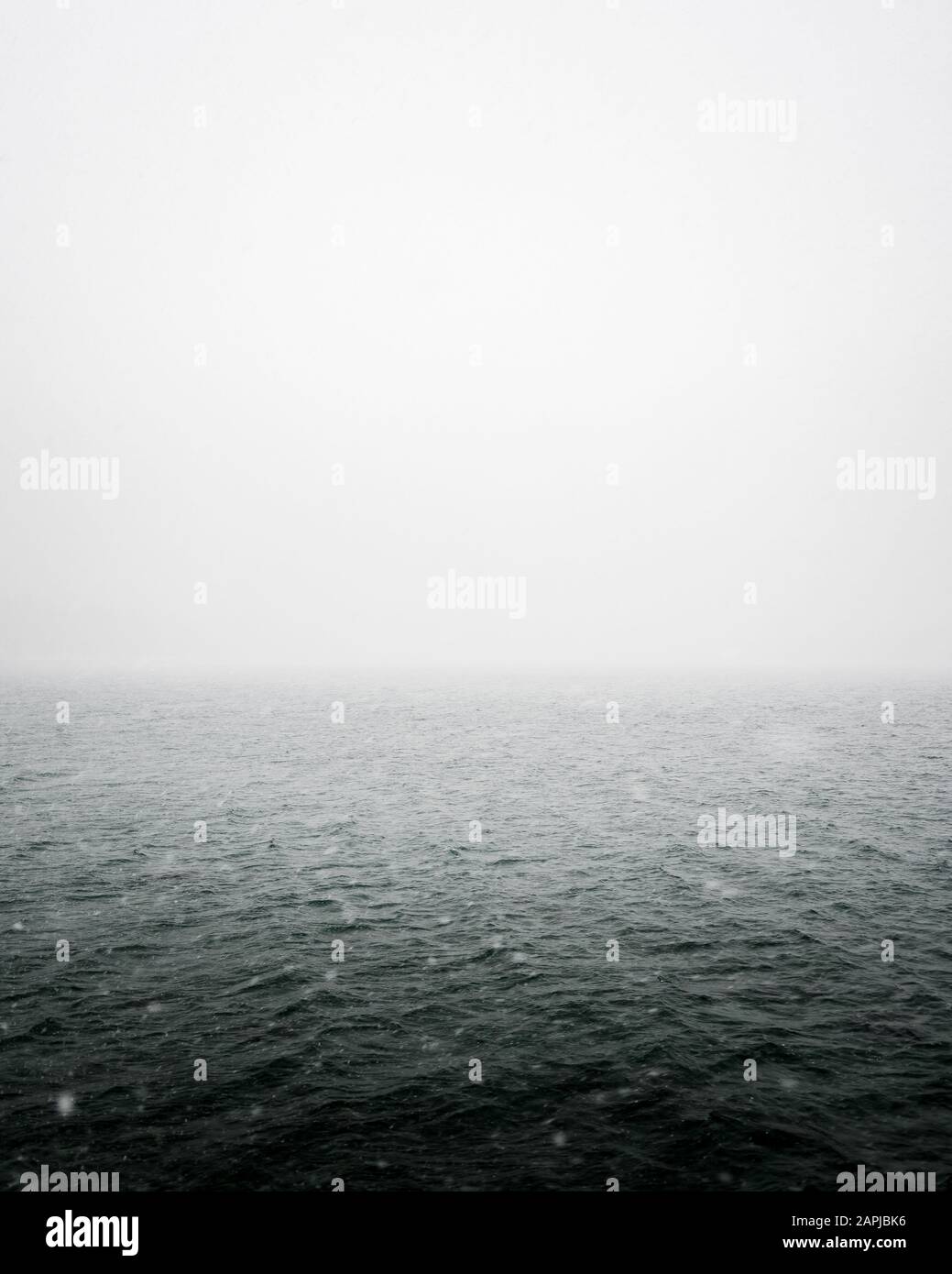 abstract image of a the ocean with fog Stock Photo - Alamy