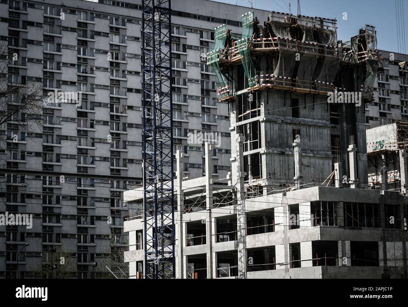 Block flats poland hi-res stock photography and images - Alamy