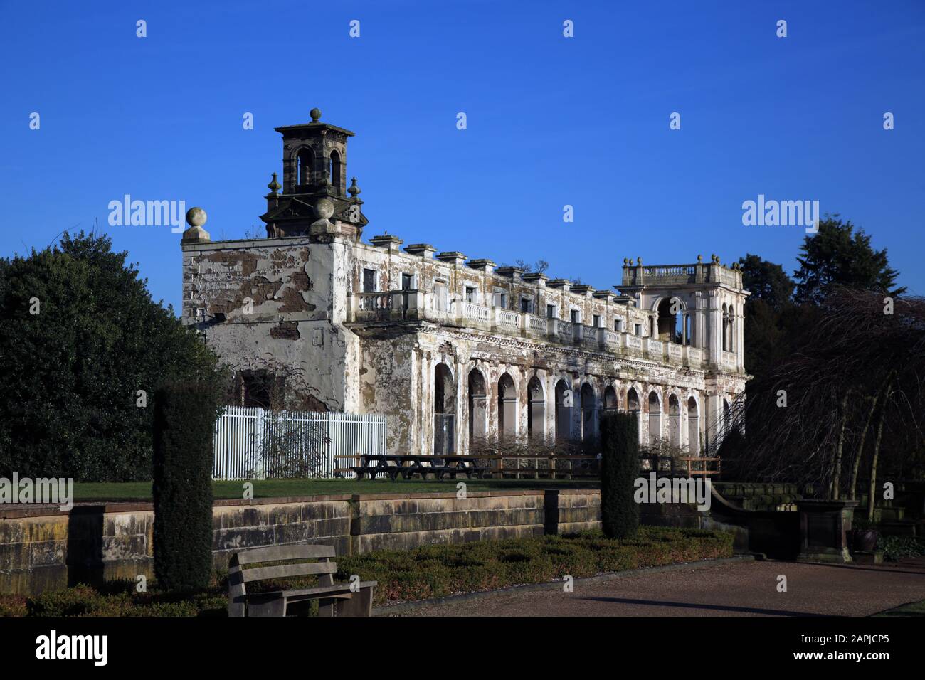Trentham gardens hall remains hi-res stock photography and images - Alamy