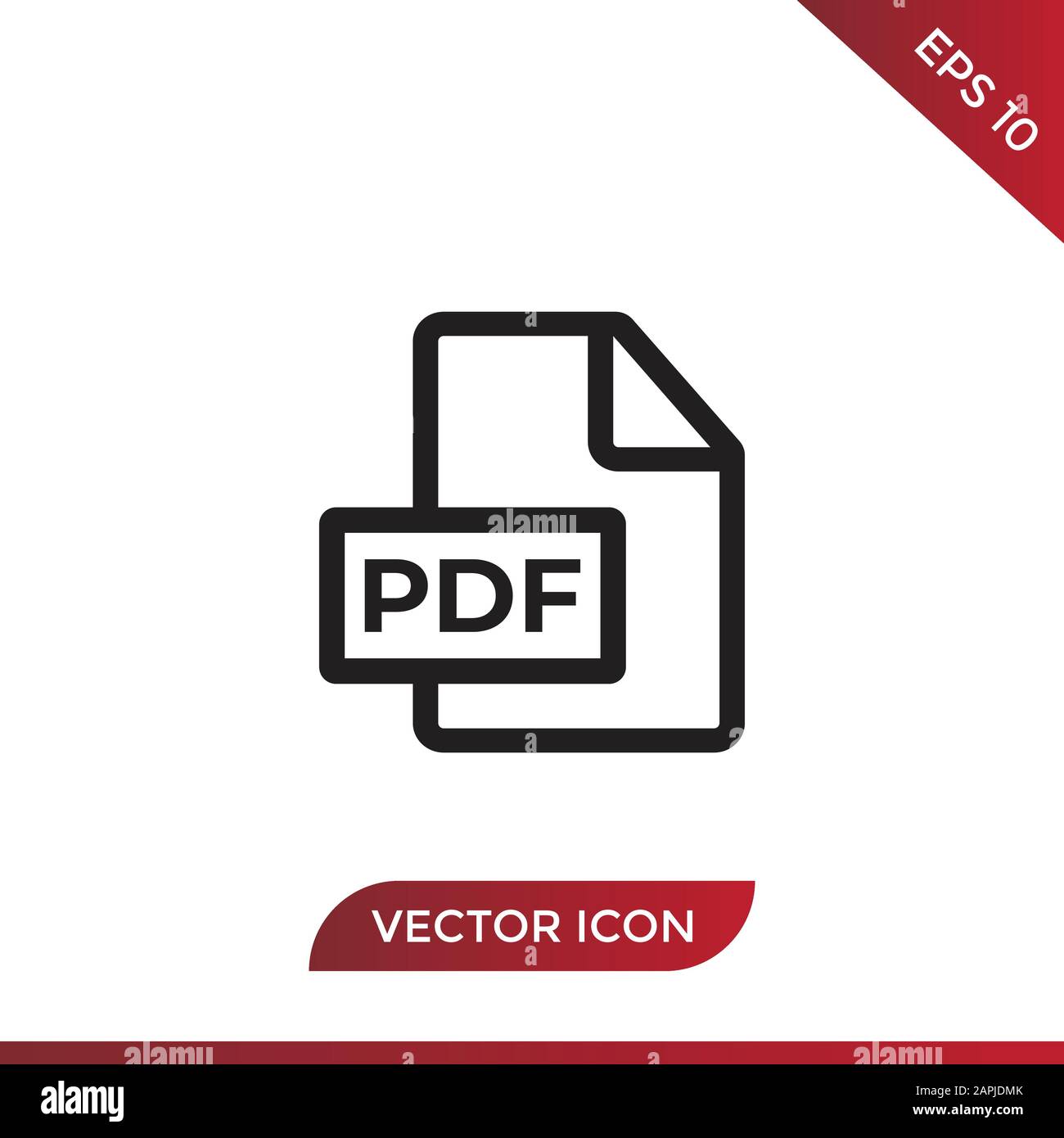 Pdf vector hi-res stock photography and images - Alamy