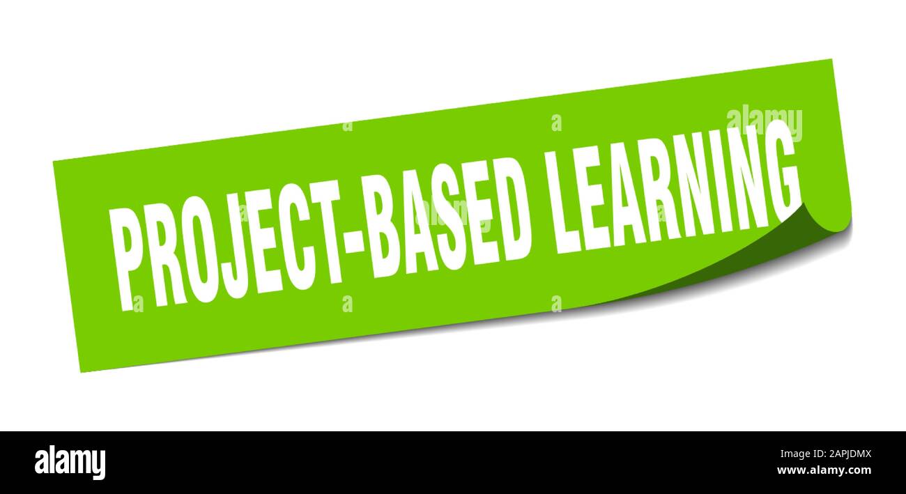 project-based learning sticker. project-based learning square sign ...