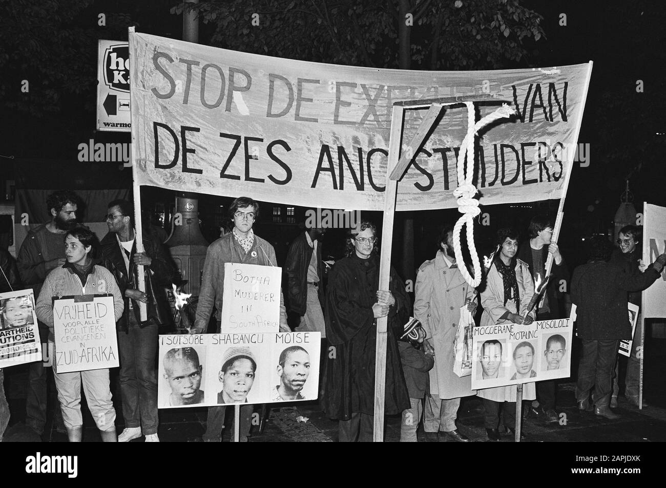 Demonstration against the imminent execution of six freedom fighters of ...