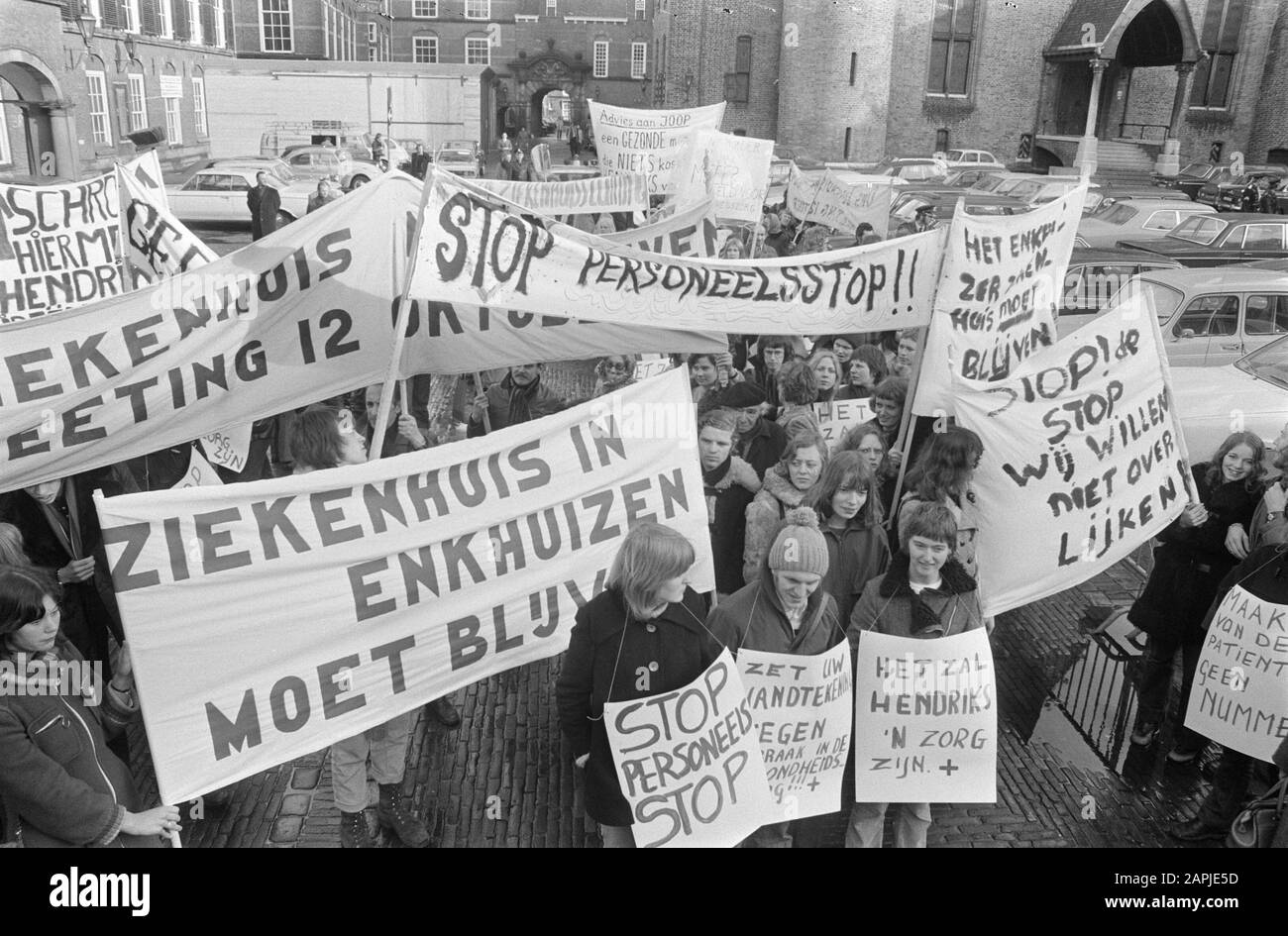 Demonstration nurses Black and White Stock Photos & Images - Alamy