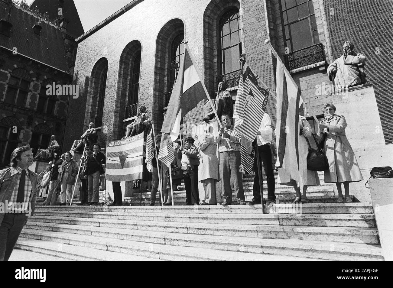 Demonstration in front of the building of the Supreme Court at the ...