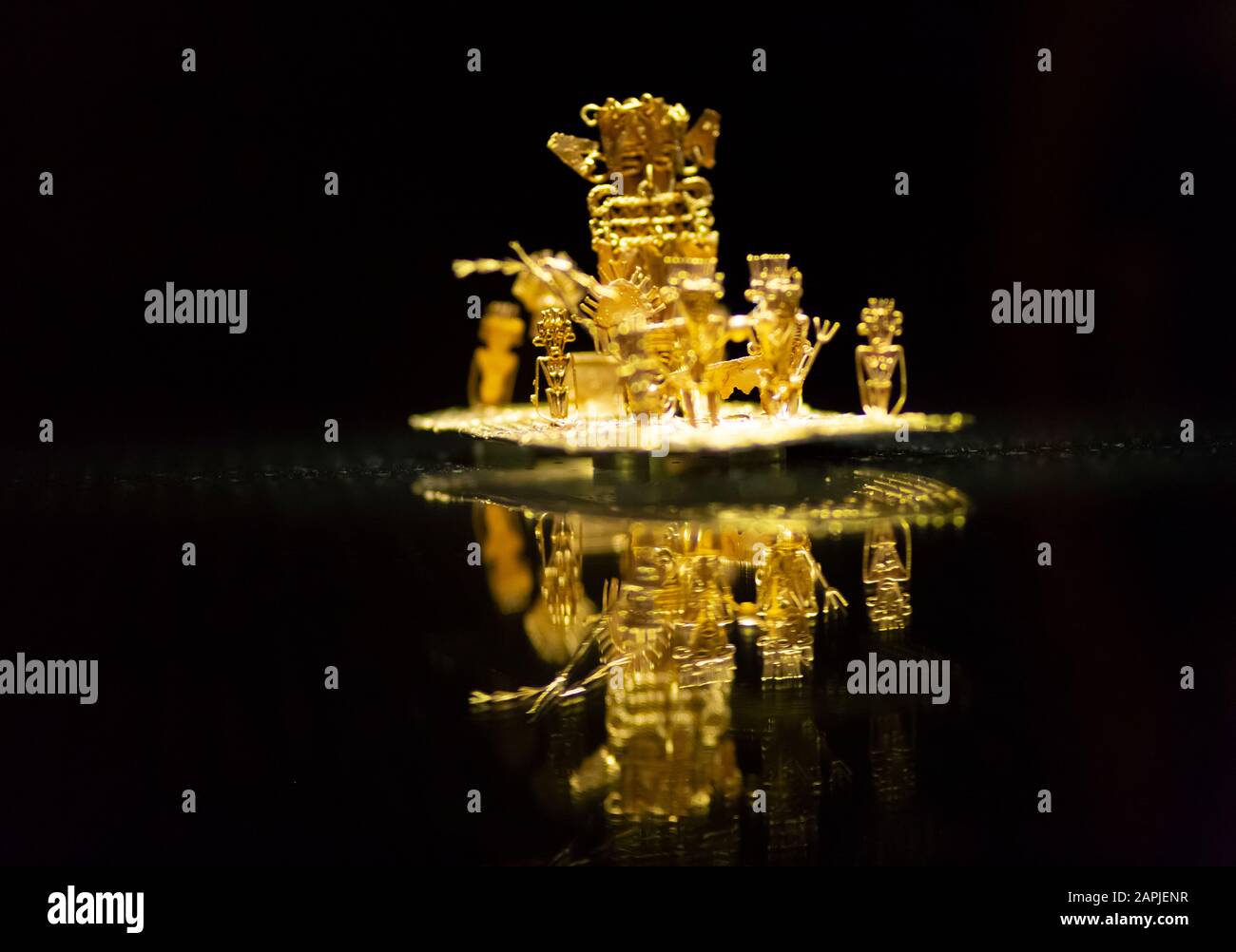 The Poporo Quimbaya Made of Gold (The Gold Museum, Bogotá, Colombia ...