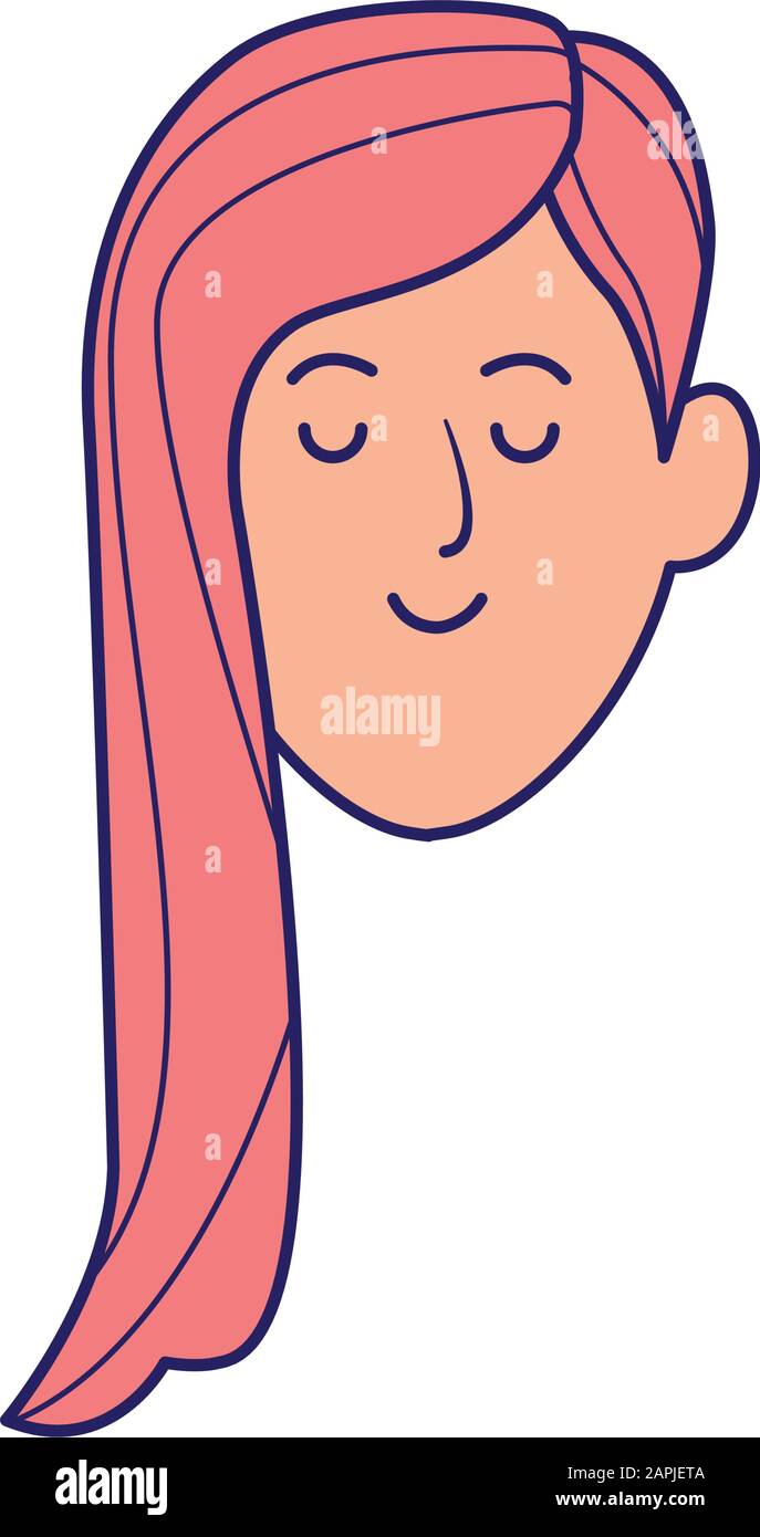Relaxed Face Cartoon