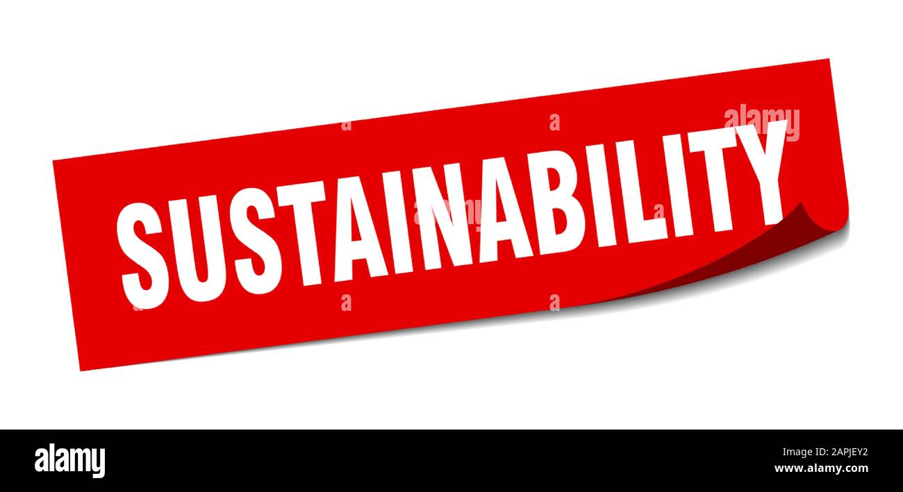 sustainability sticker. sustainability square sign. sustainability ...