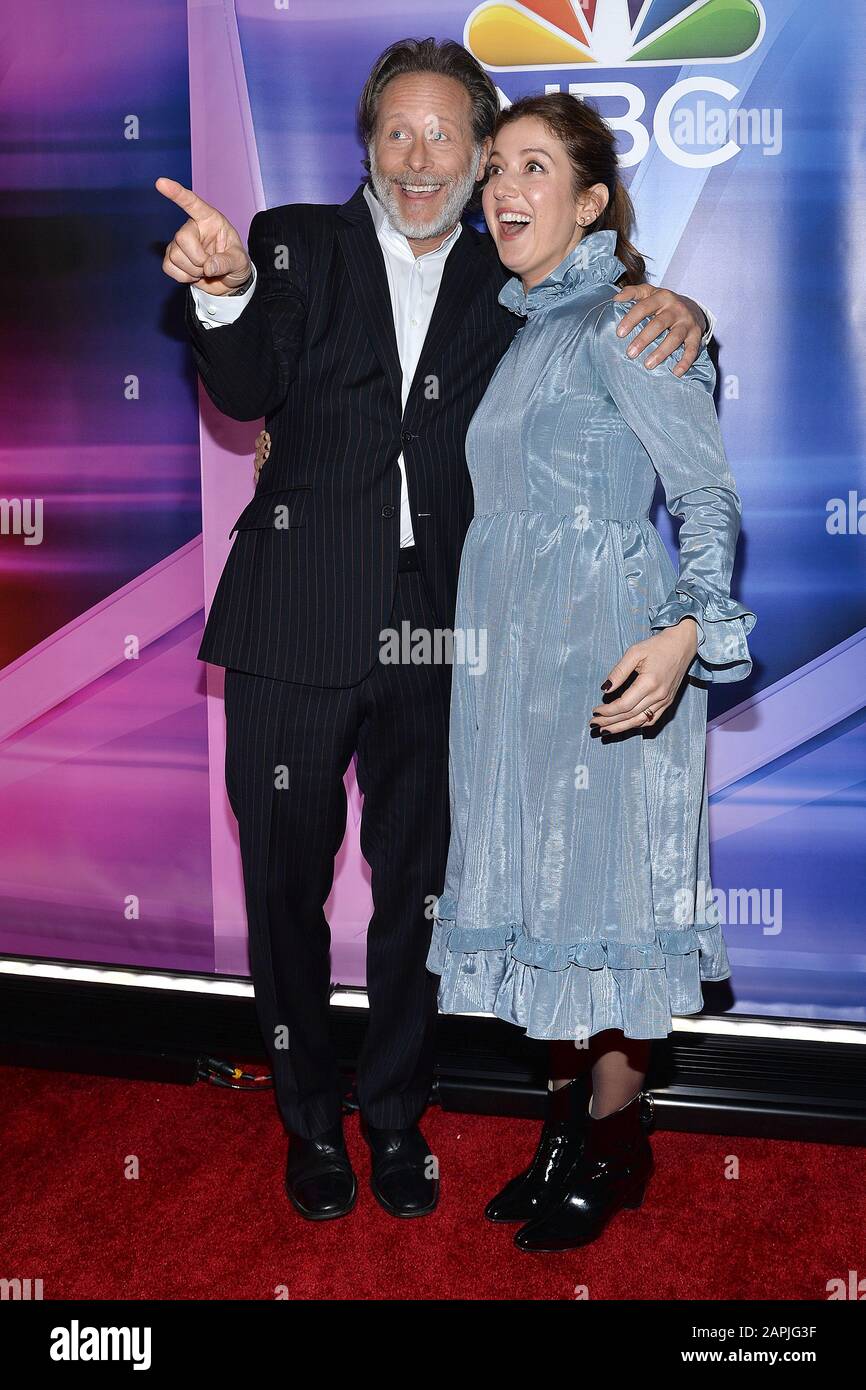 New York, USA. 23rd Jan, 2020. (L-R) Steven Weber and Jessy Hodges ...