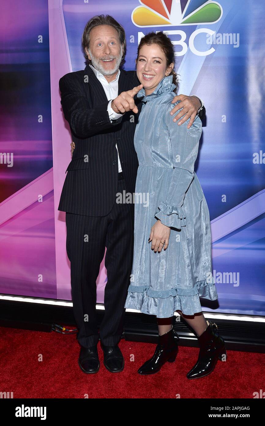 New York, USA. 23rd Jan, 2020. (L-R) Steven Weber and Jessy Hodges ...