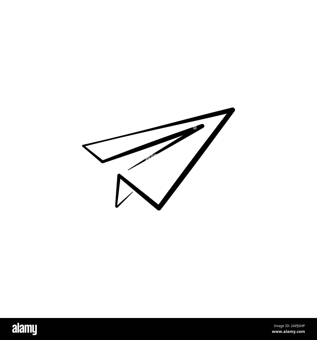 Paper Airplane Mail Icon