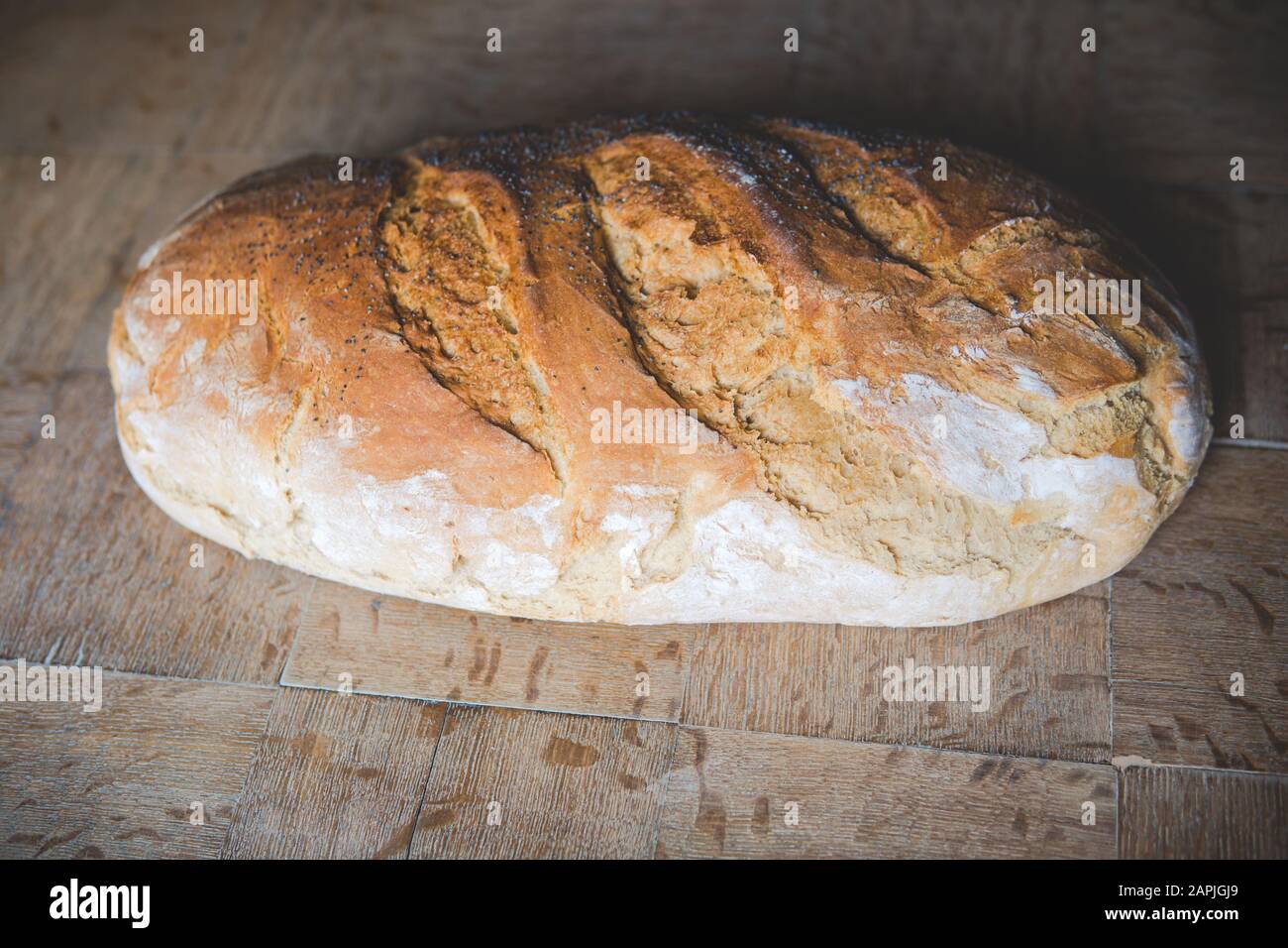 detail of delicious vintage bread from a old recipe bakery Stock Photo ...