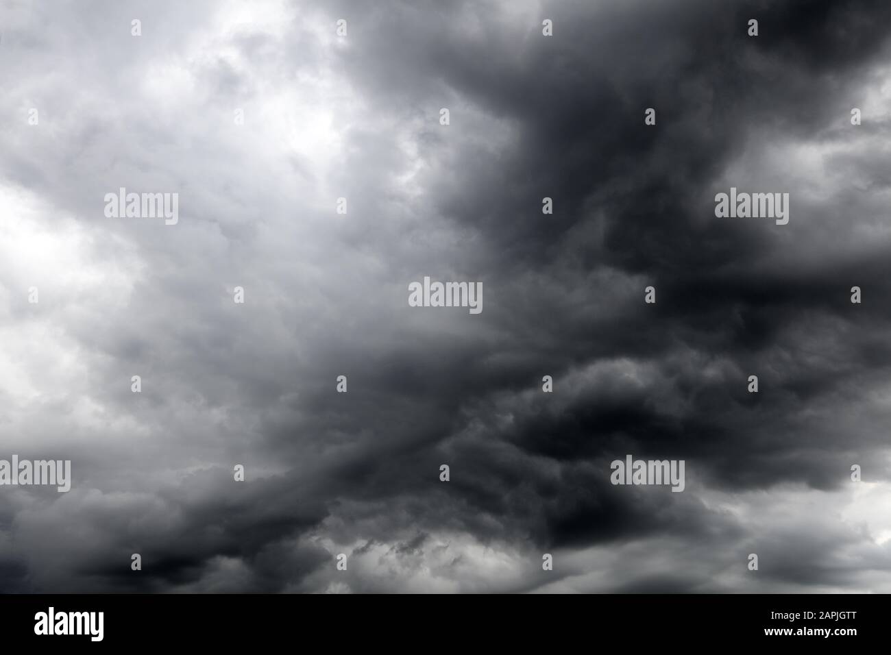 Grey storm clouds in sky Stock Photo - Alamy