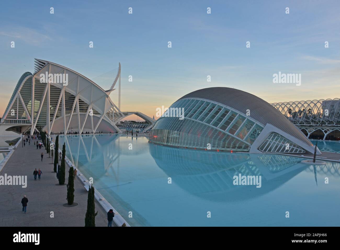 Valencia and the architecture of Santiago Calatrava Stock Photo - Alamy