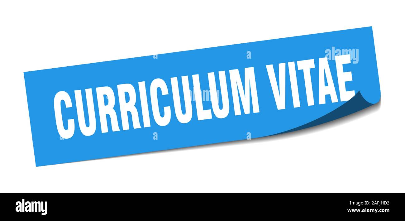 curriculum vitae sticker. curriculum vitae square sign. curriculum ...