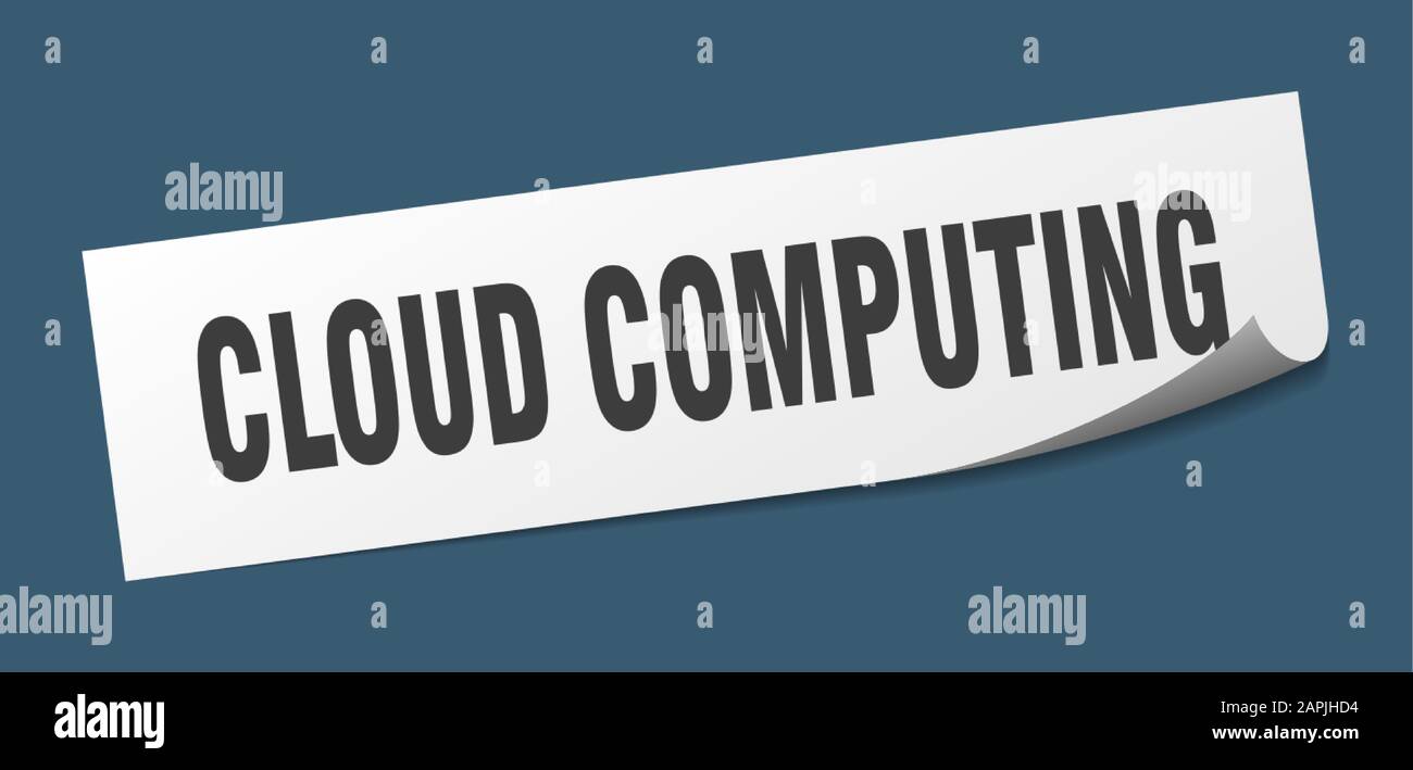 cloud computing sticker. cloud computing square sign. cloud computing ...