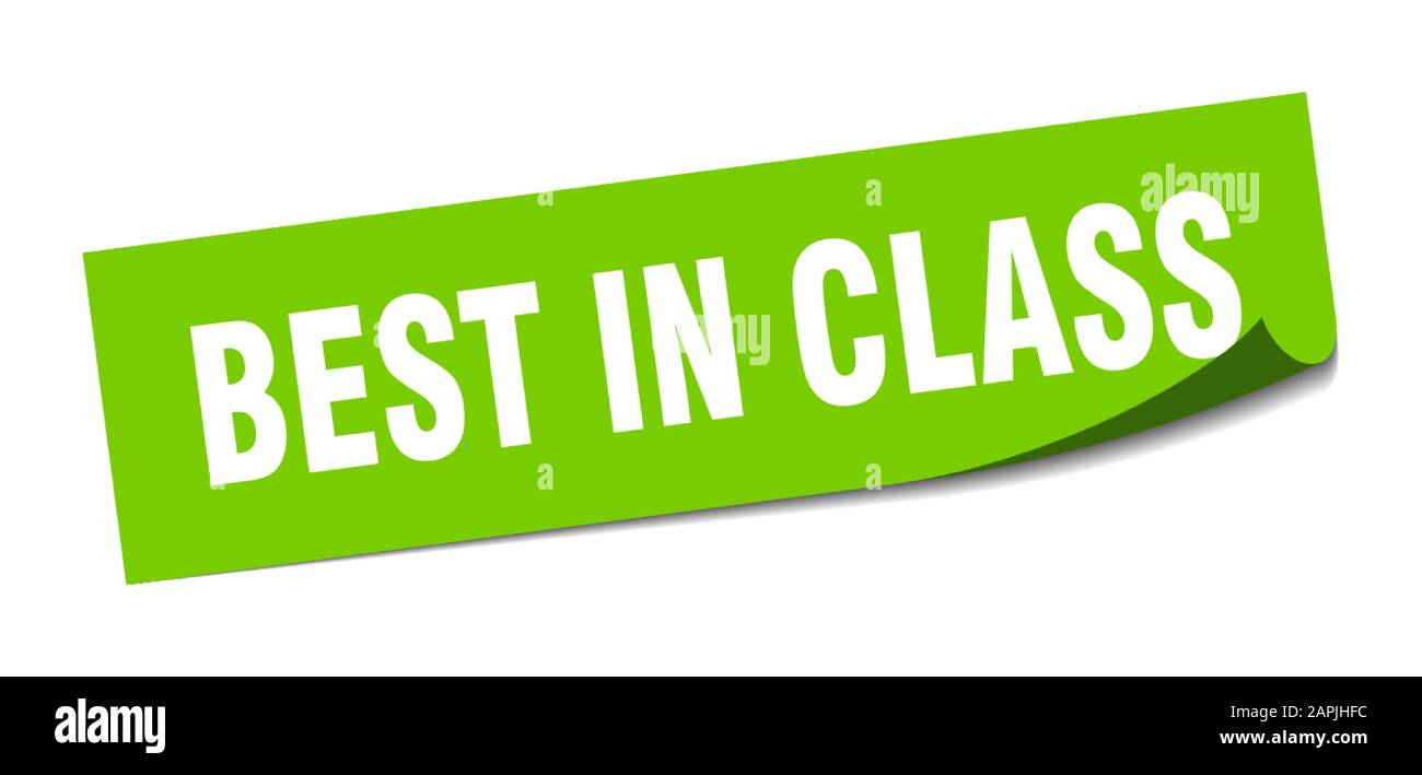 best in class sticker. best in class square sign. best in class. peeler ...