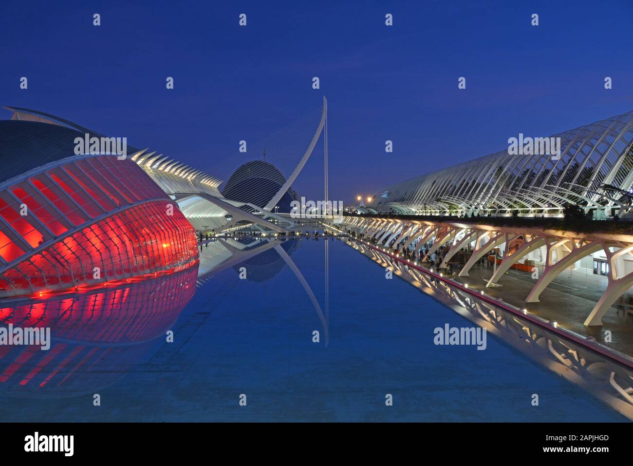Valencia and the architecture of Santiago Calatrava Stock Photo - Alamy