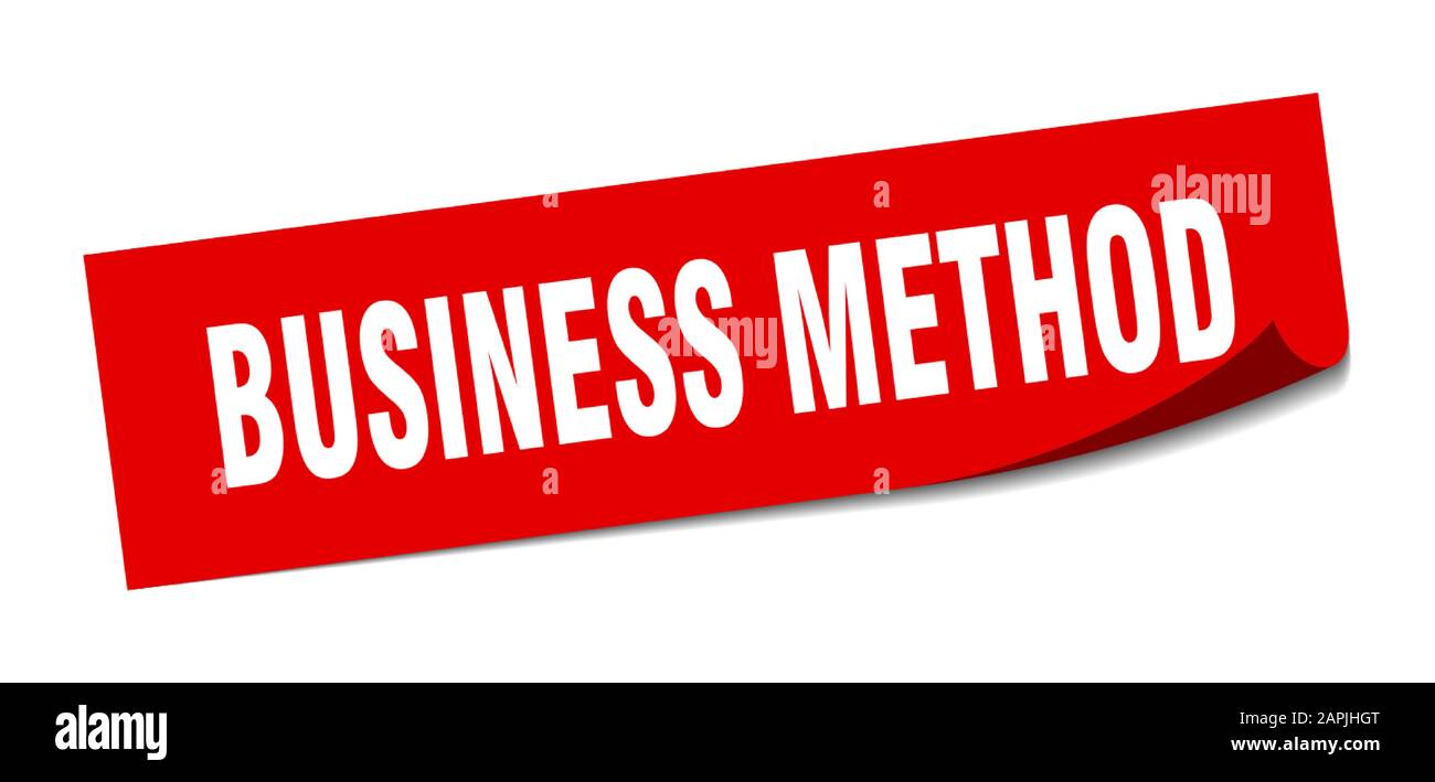business method sticker. business method square sign. business method ...