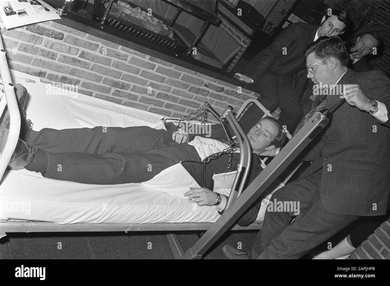 Demonstration disabled aid, patient is lifted out of bed Date: February ...