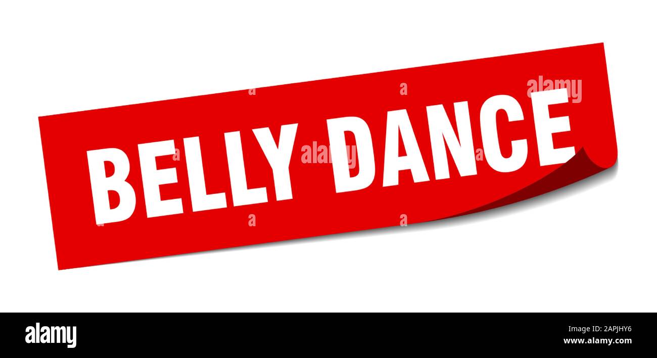 belly dance sticker. belly dance square sign. belly dance. peeler Stock ...
