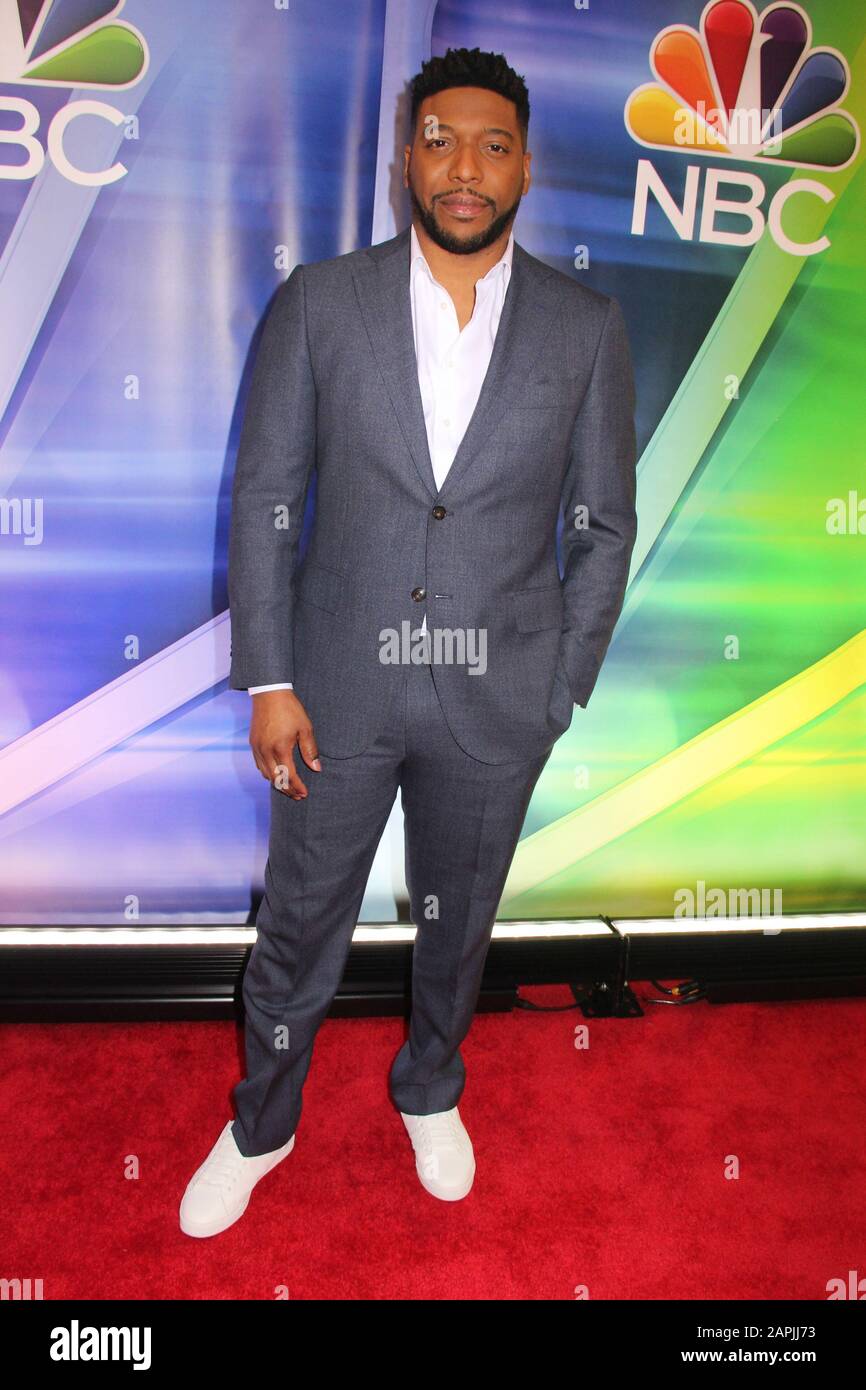 New York, NY, USA. 23rd Jan, 2020. Jocko Sims at NBC's New York Press ...