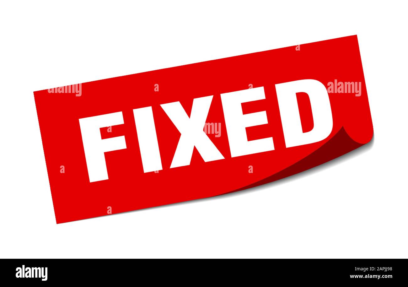 Fixed page Stock Vector Images - Alamy