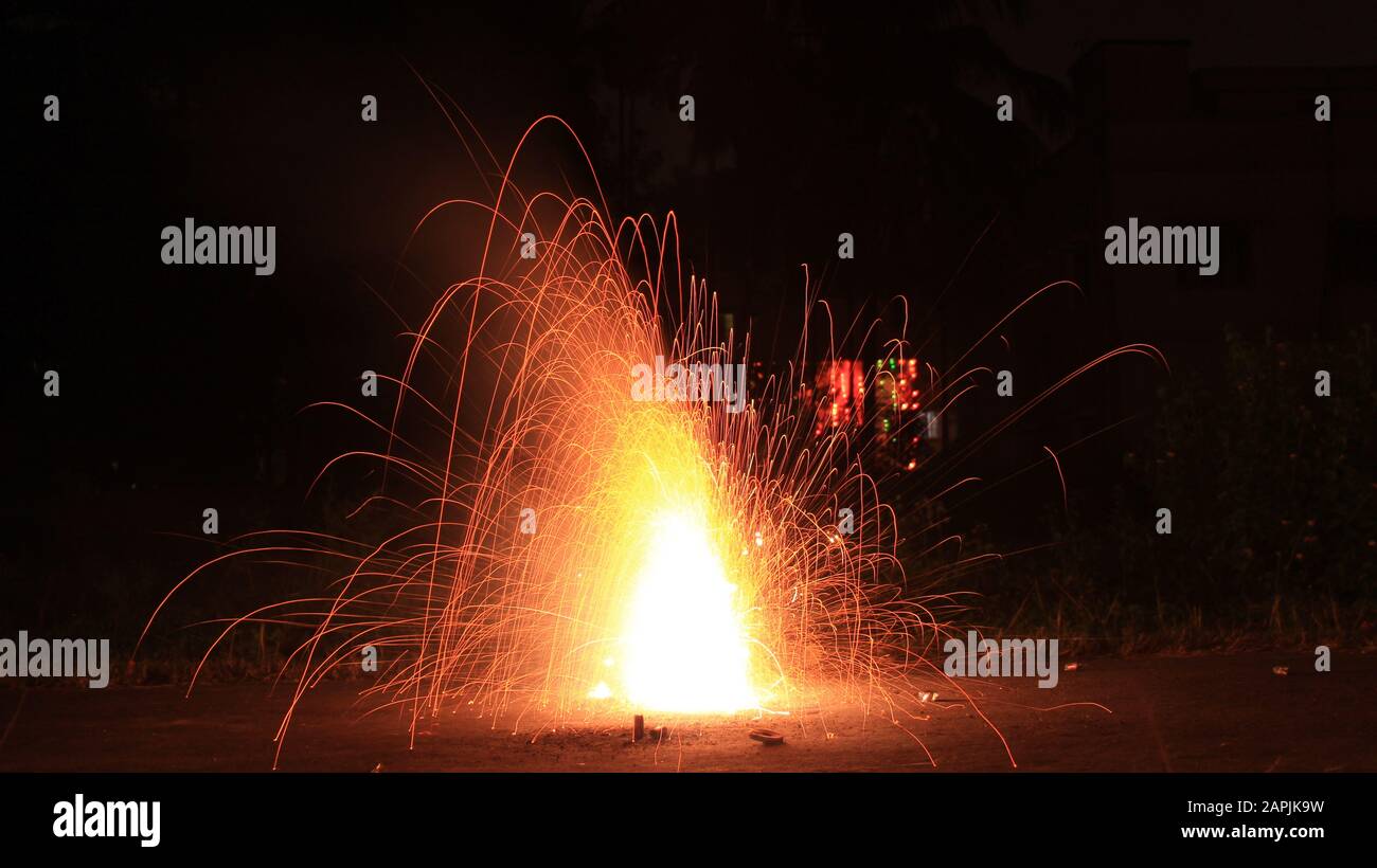 Indian firecracker hi-res stock photography and images - Alamy