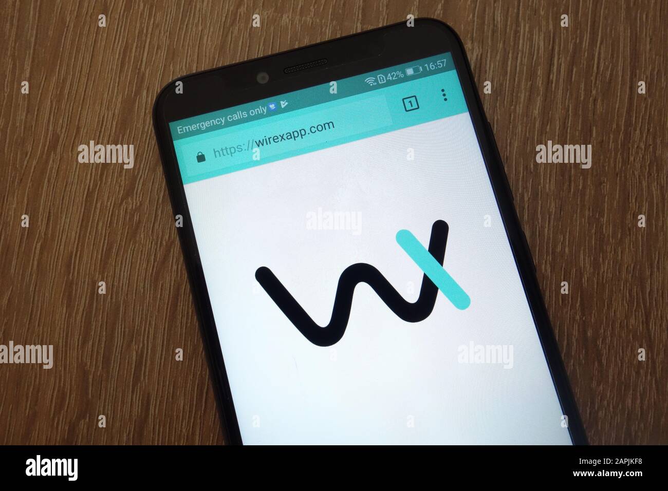 Wx modern logo hi-res stock photography and images - Alamy