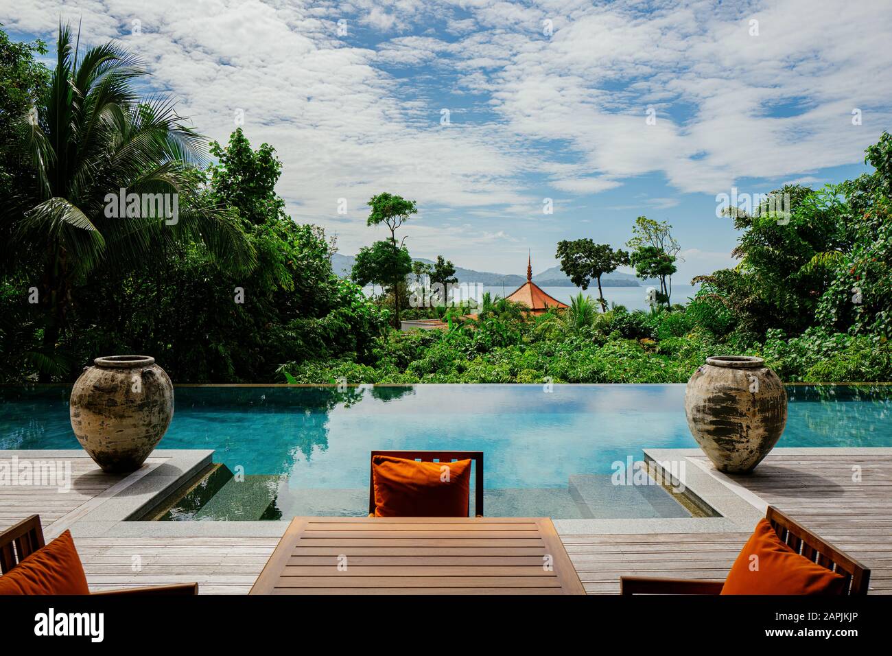Trisara Resort Private Pool Residence in Phuket, Thailand Stock Photo ...