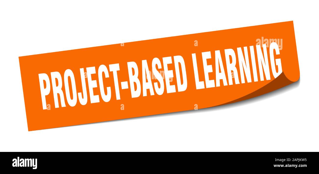 project-based learning sticker. project-based learning square sign ...