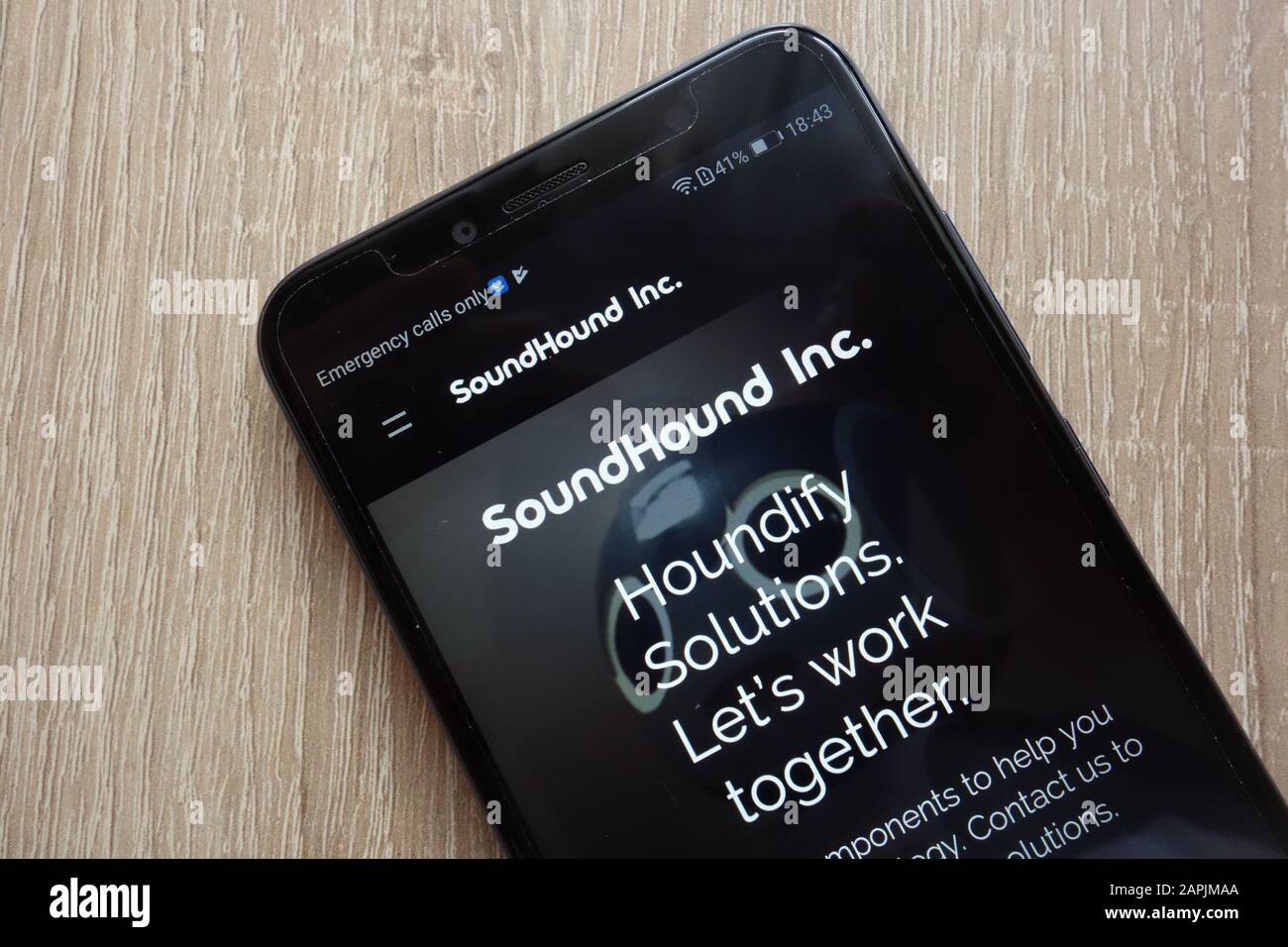 Soundhound ai hi-res stock photography and images - Alamy