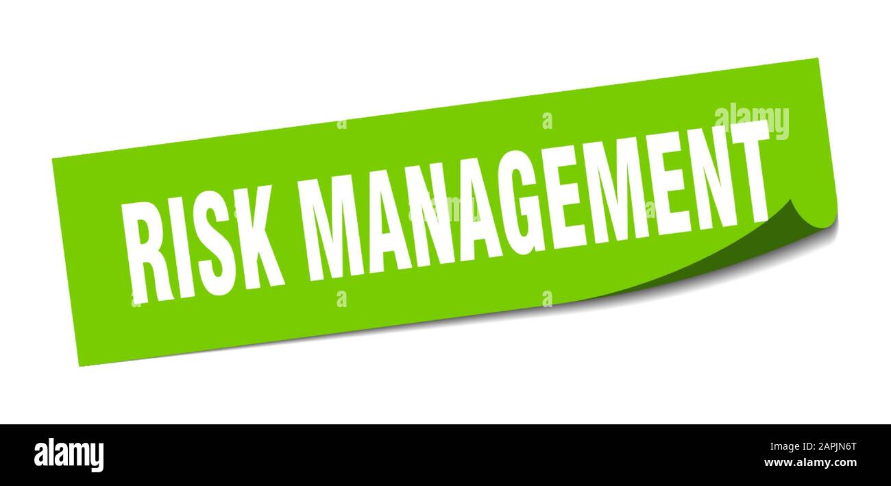 risk management sticker. risk management square sign. risk management ...