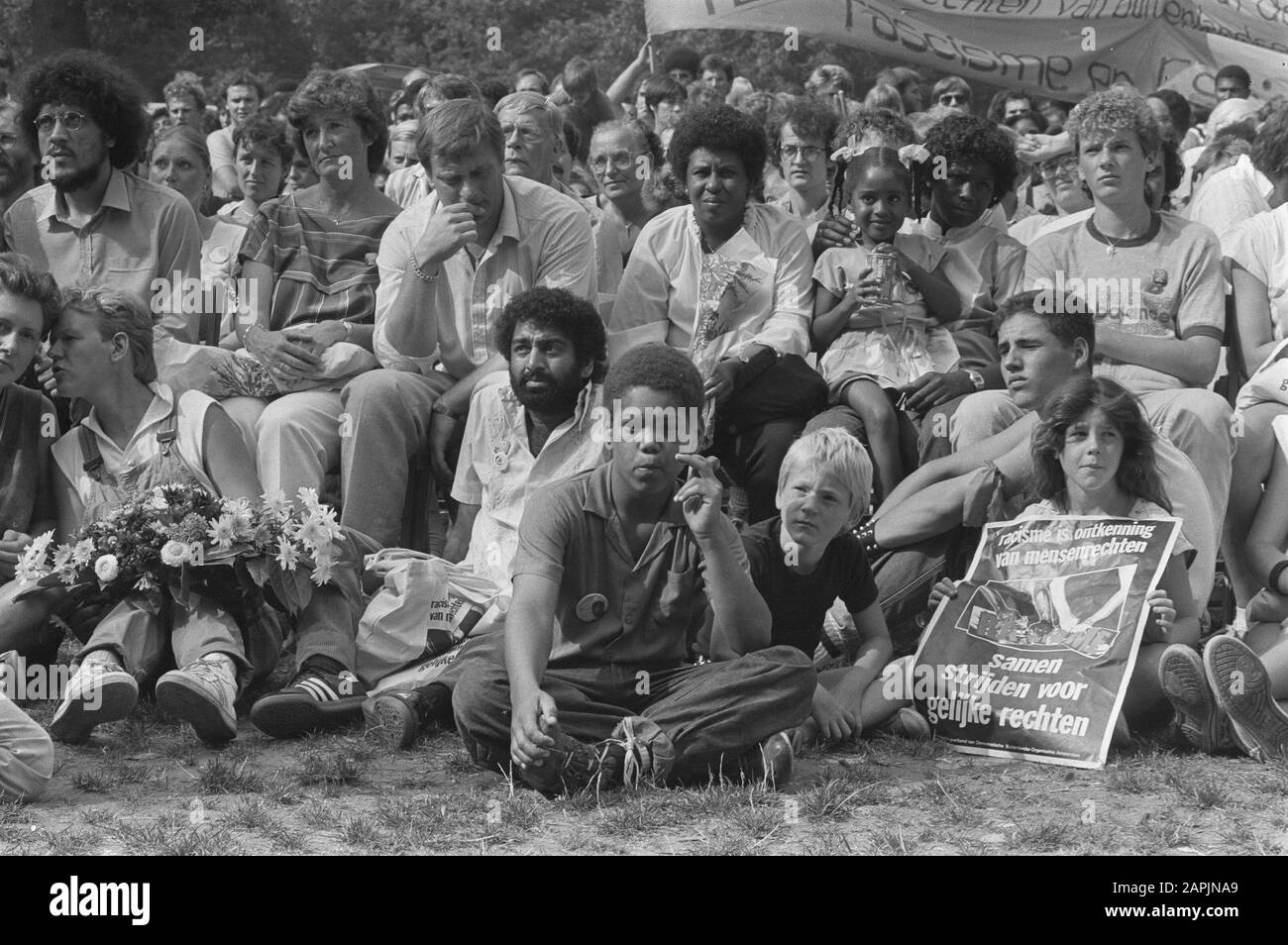 Demonstration against racism and the unveiling of the monument in ...