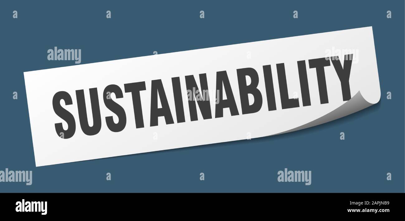 sustainability sticker. sustainability square sign. sustainability ...
