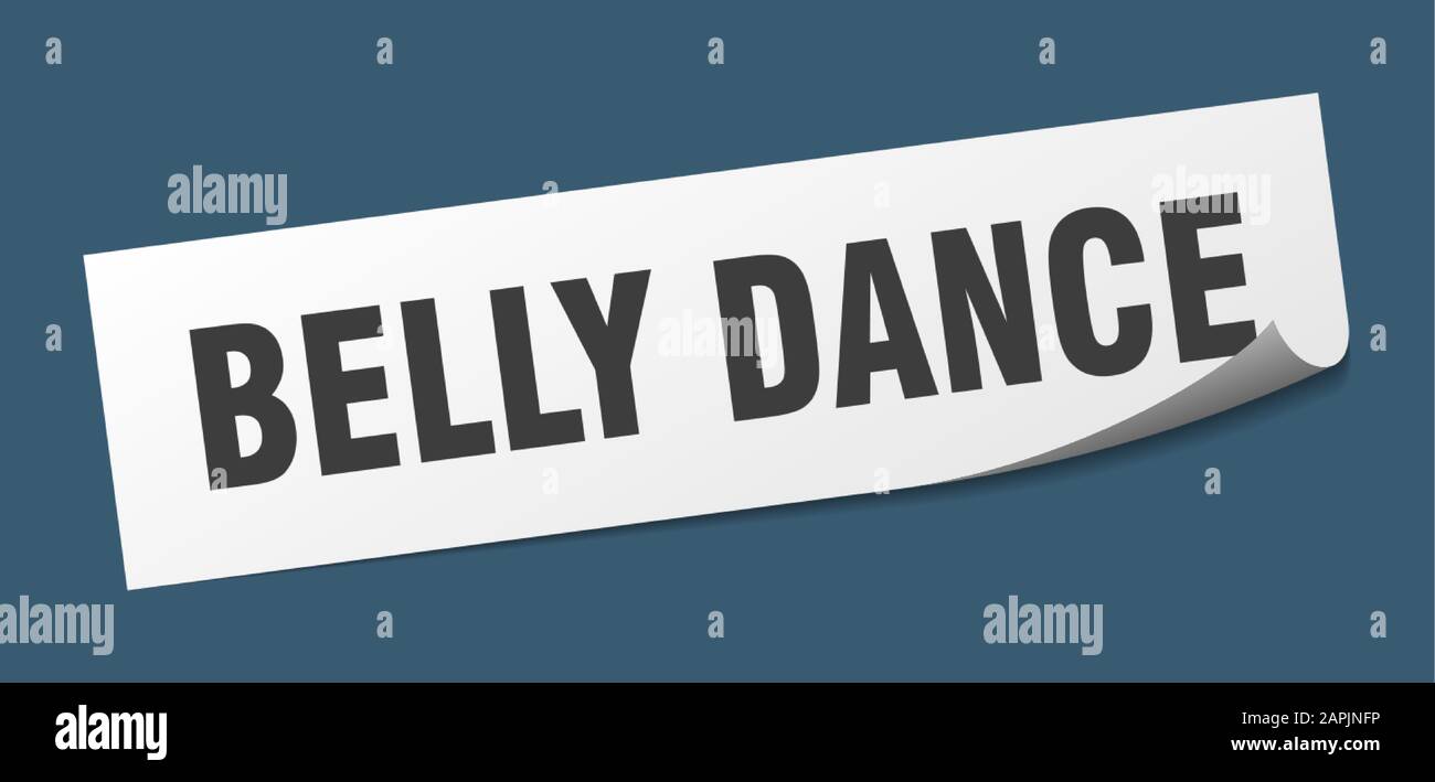 belly dance sticker. belly dance square sign. belly dance. peeler Stock ...