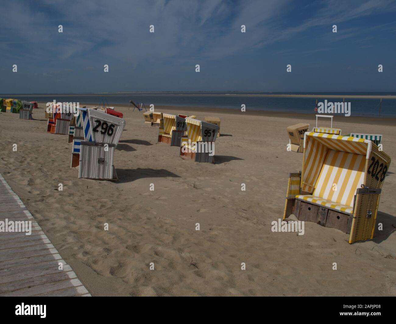 the beach of Langeoog island Stock Photo - Alamy