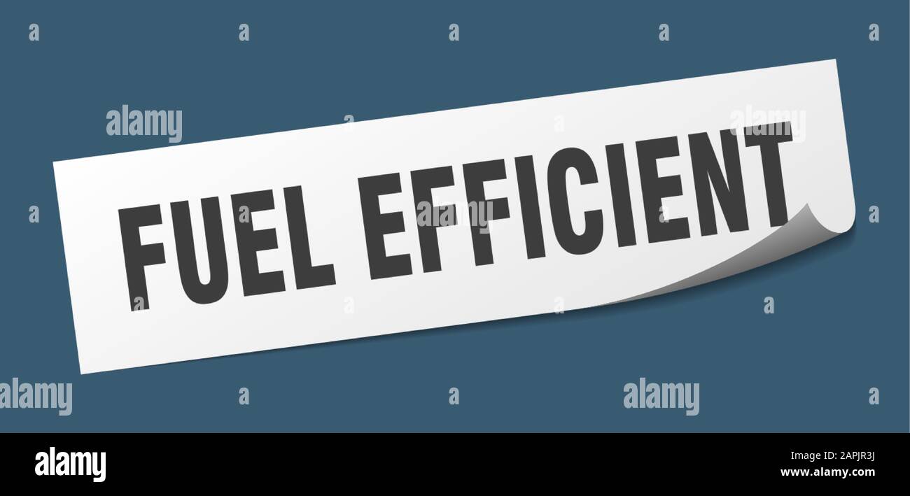 fuel efficient sticker. fuel efficient square sign. fuel efficient ...