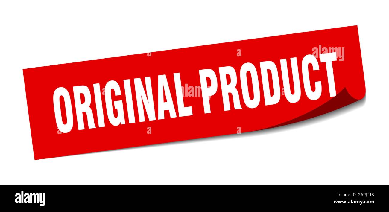 original product sticker. original product square sign. original ...