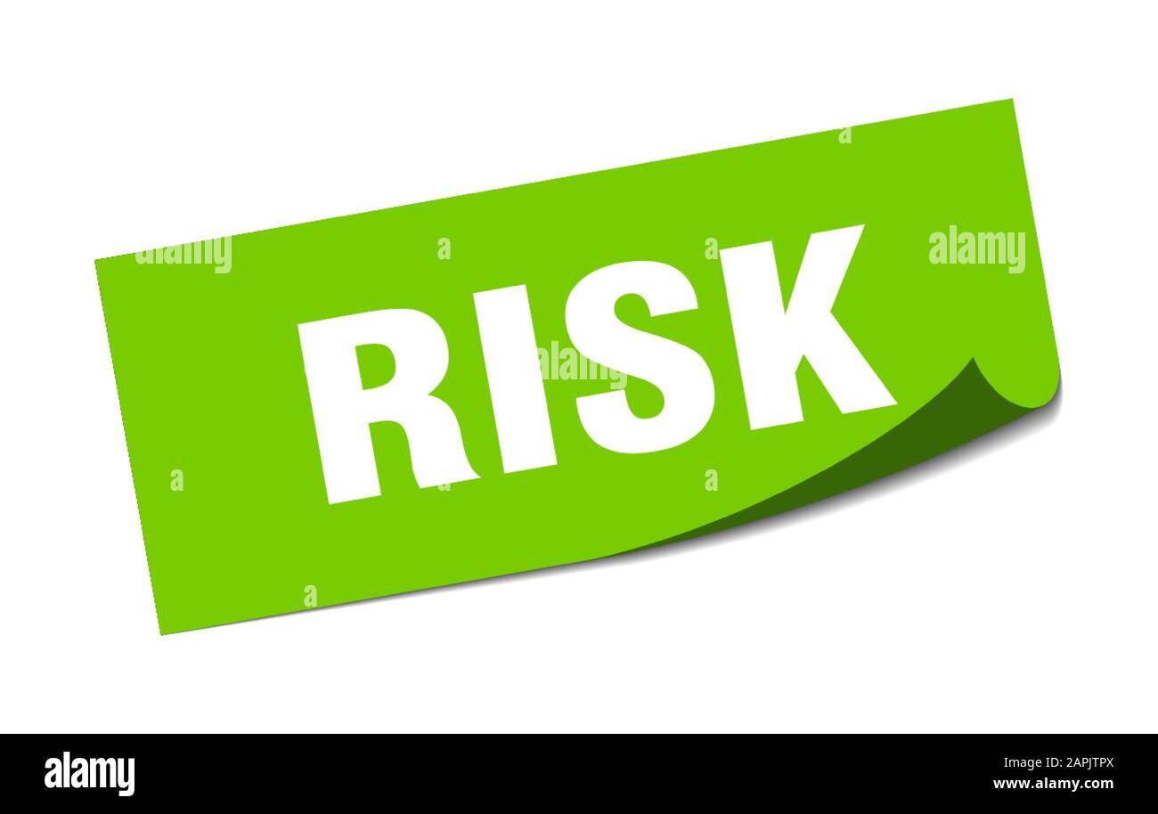 risk sticker. risk square sign. risk. peeler Stock Vector Image & Art ...