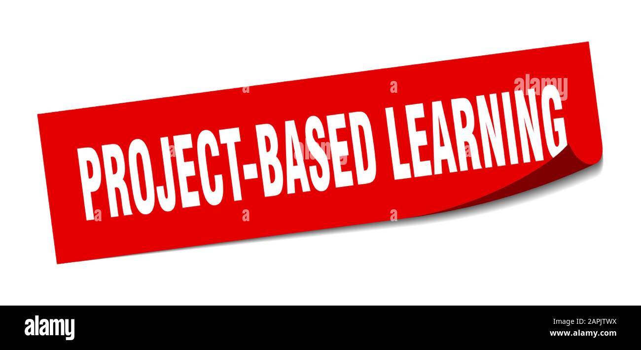 project-based learning sticker. project-based learning square sign ...