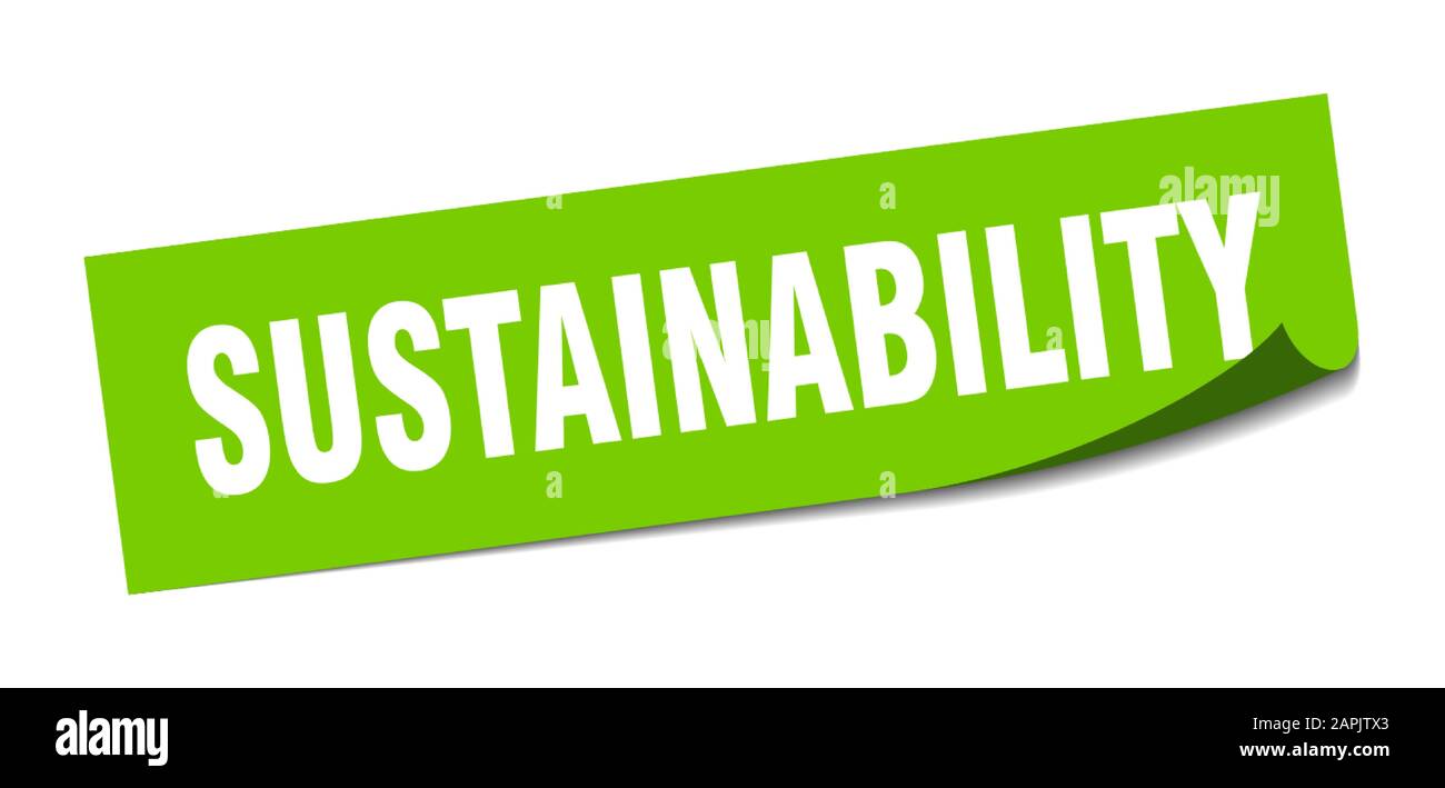 sustainability sticker. sustainability square sign. sustainability ...