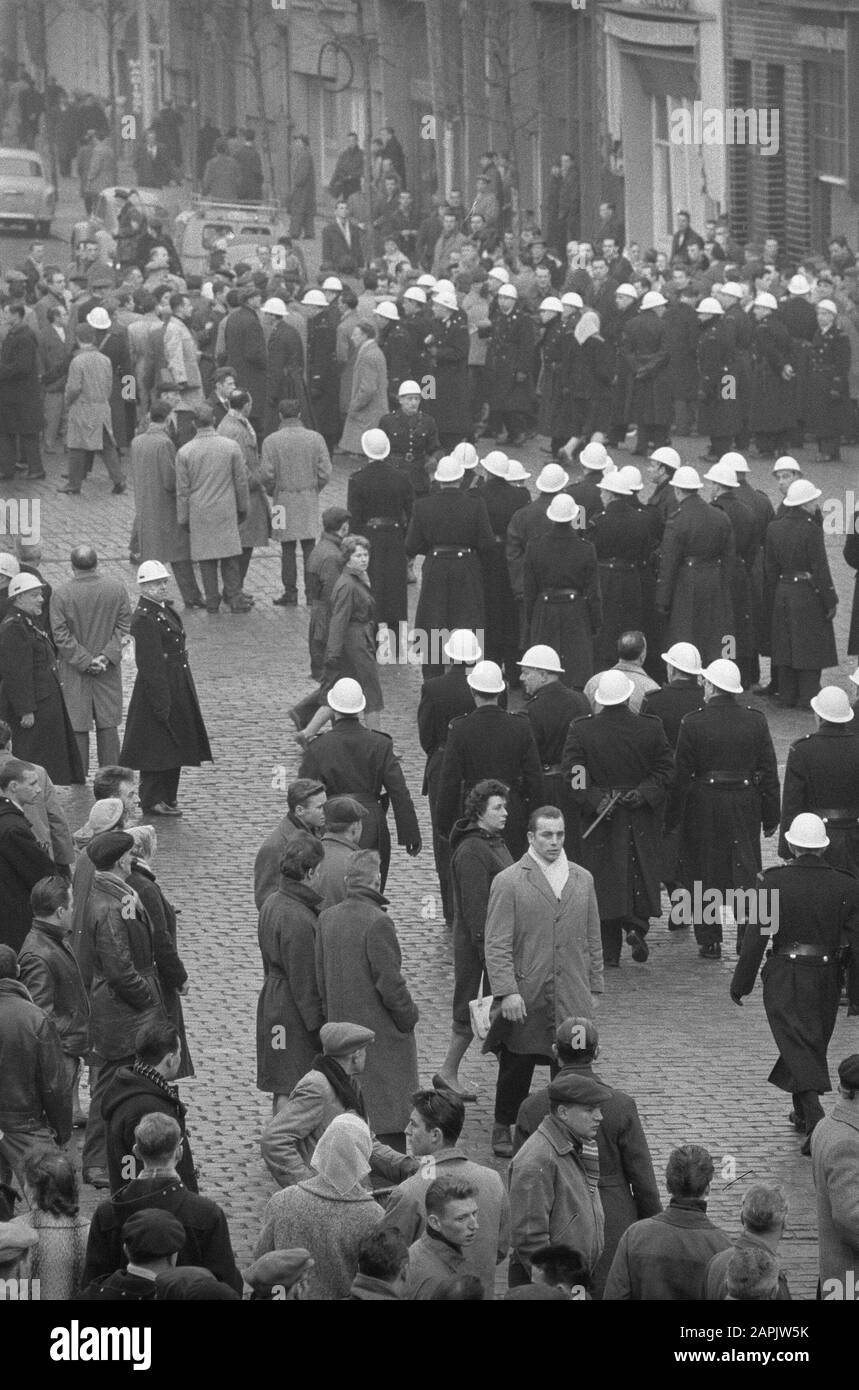 Police presence demonstrations Black and White Stock Photos & Images ...